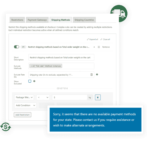 Woocommerce Conditional Shipping And Payments Aovup Formerly Woosuite